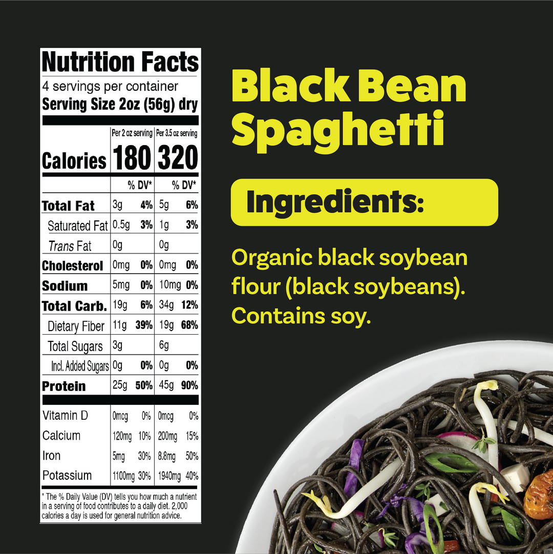 Black Bean Spaghetti – High Protein Gluten-Free Pasta | Explore Cuisine ...