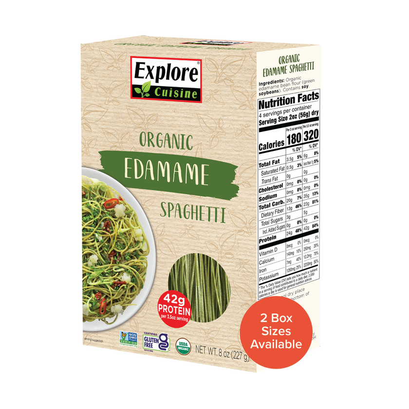Edamame Spaghetti – High Protein Pasta (42g) | Explore Cuisine ...