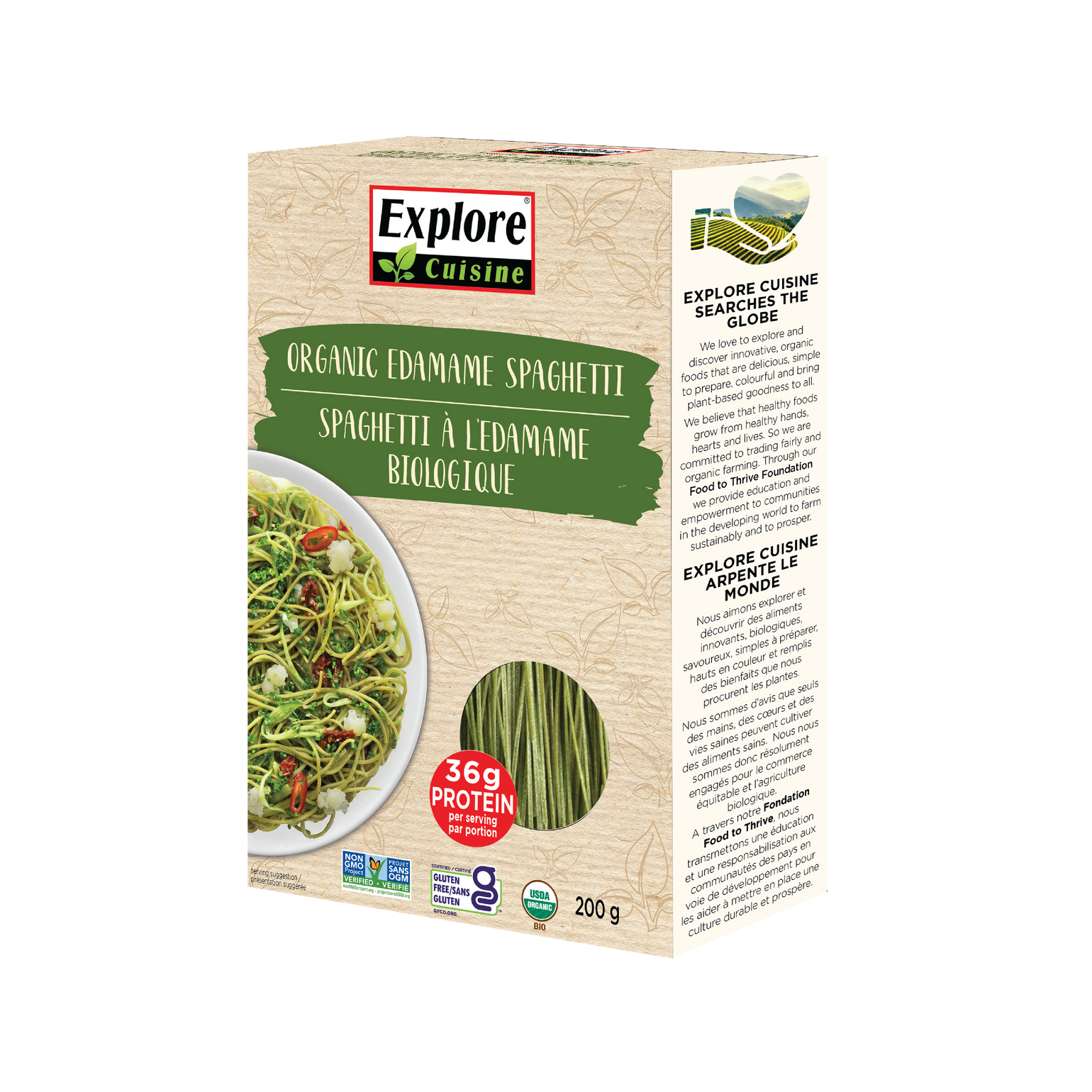 Organic Edamame Spaghetti – ExploreCuisine