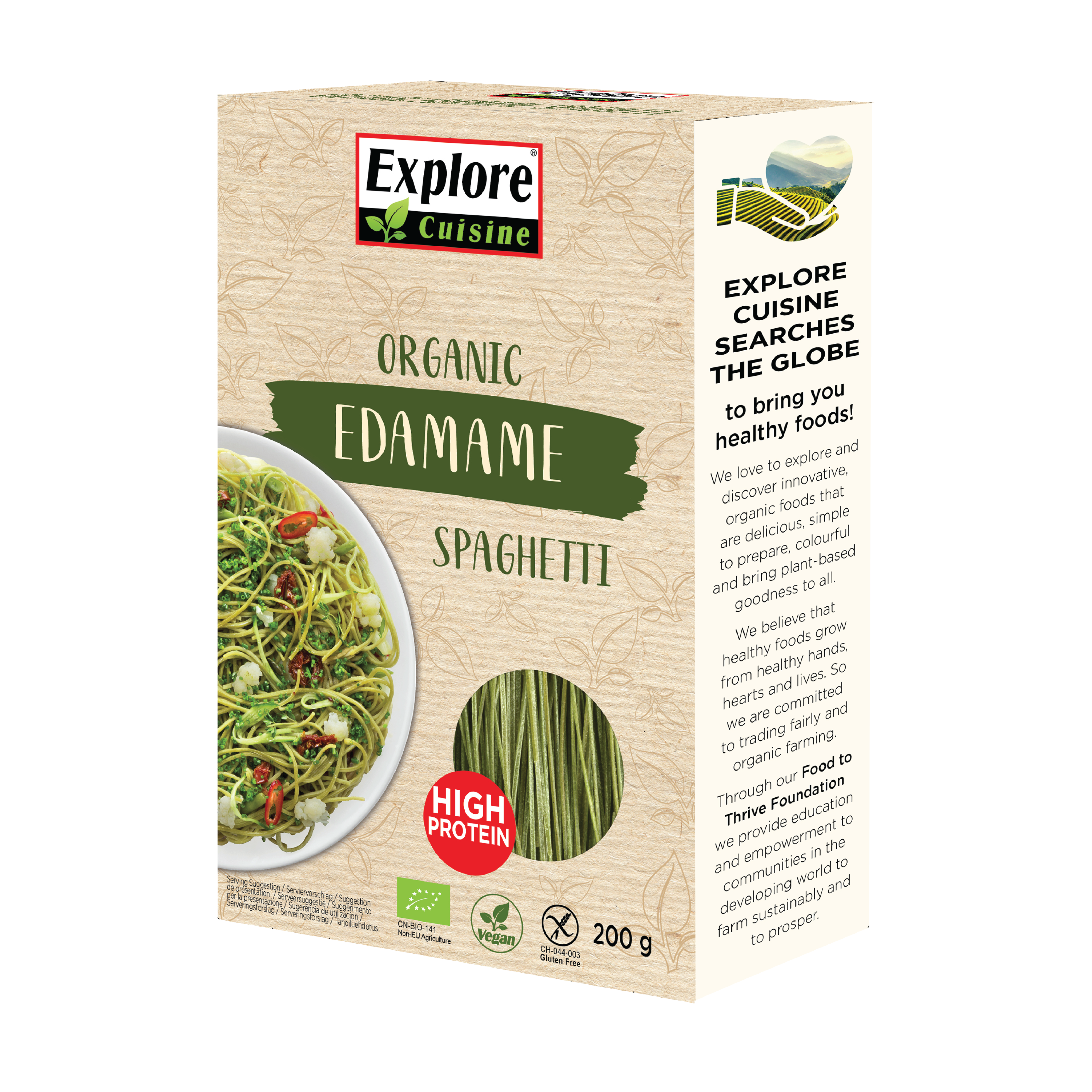 Bio Edamame Spaghetti – ExploreCuisine