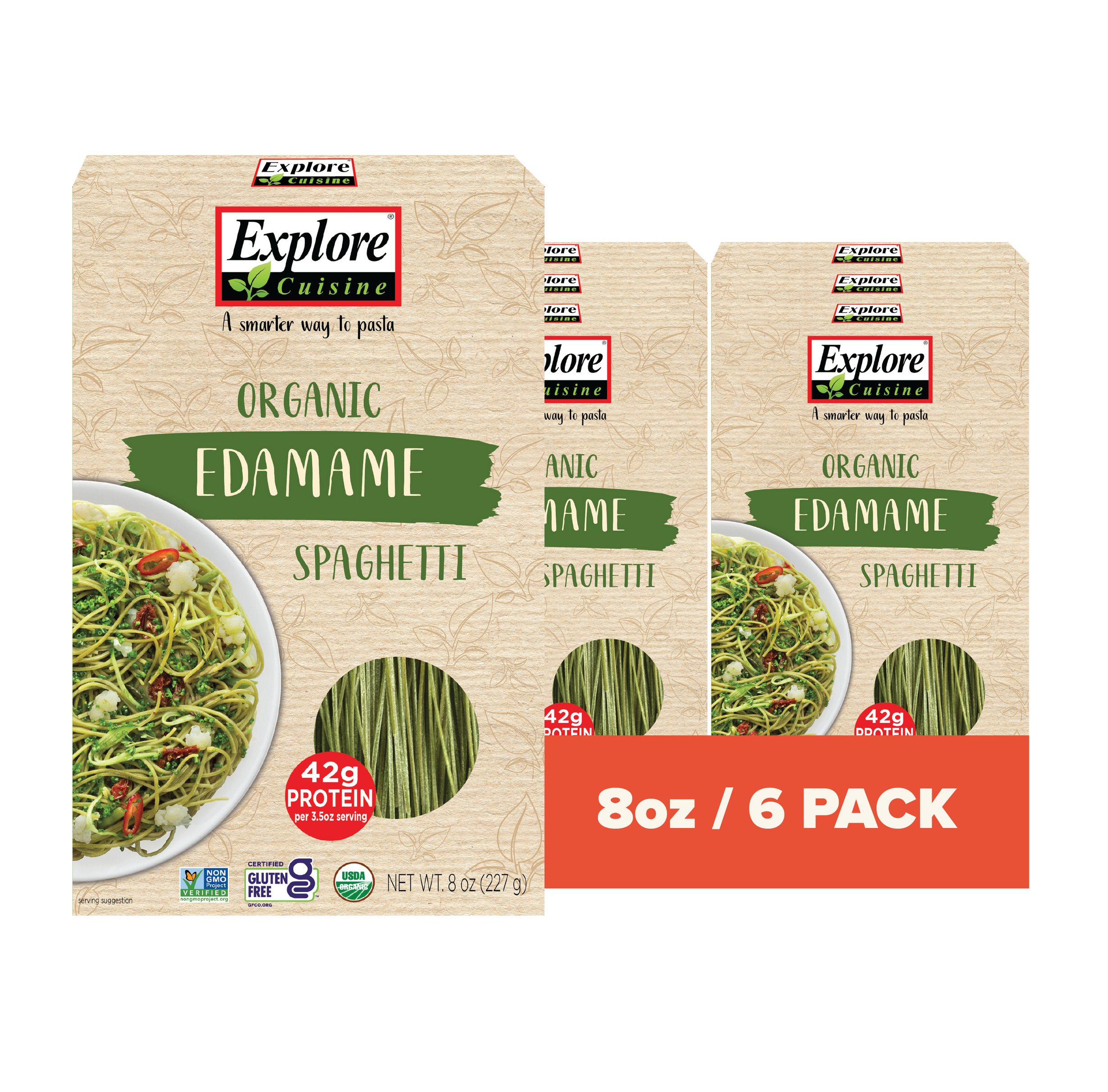 Edamame Spaghetti – High Protein Pasta (42g) | Explore Cuisine ...